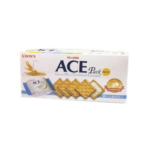 優龍ACE牛奶夾心餅乾128g - 大黃金好物 Golden Goods